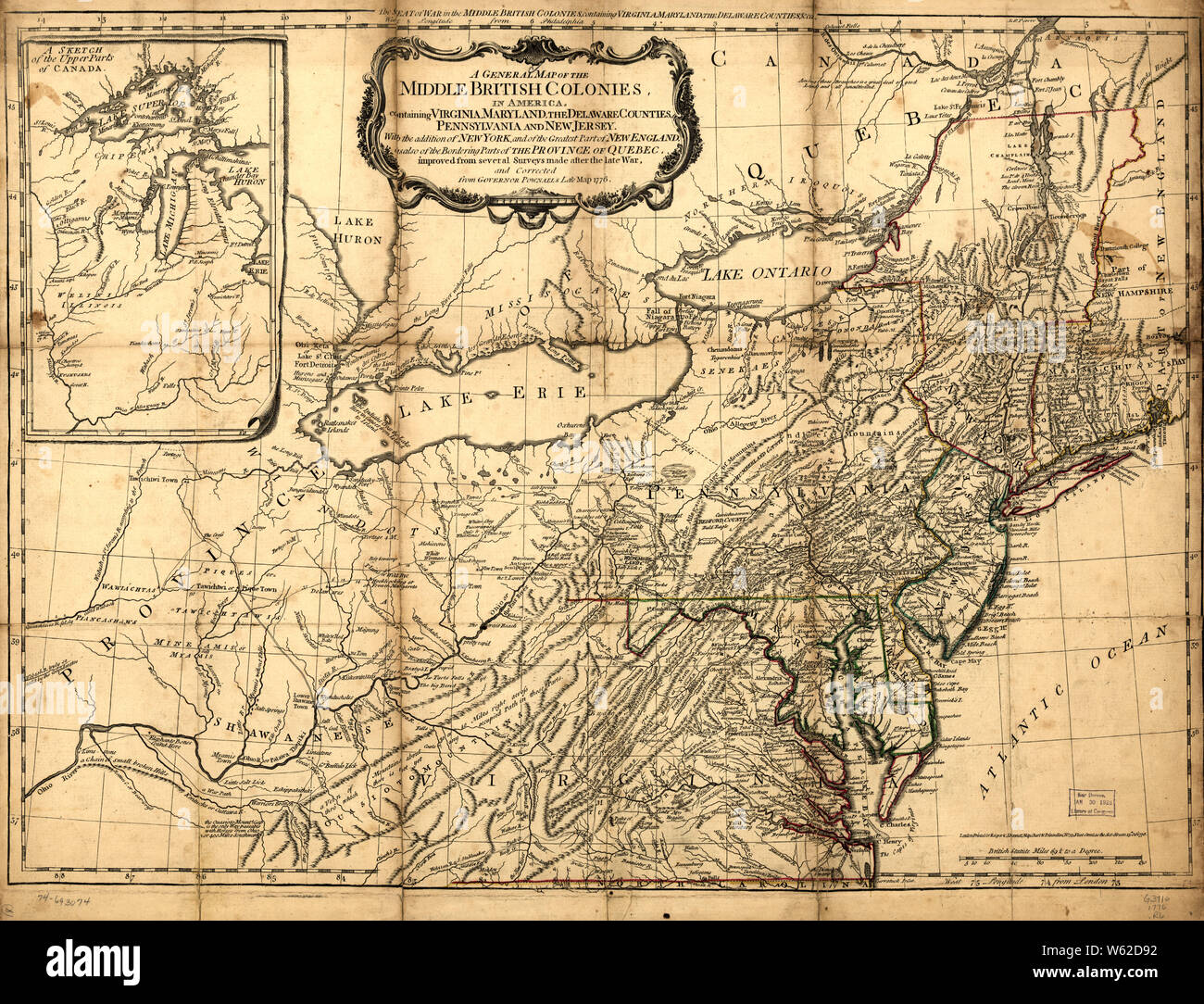 American Revolutionary War Era Maps 1750-1786 032 A general map of the ...