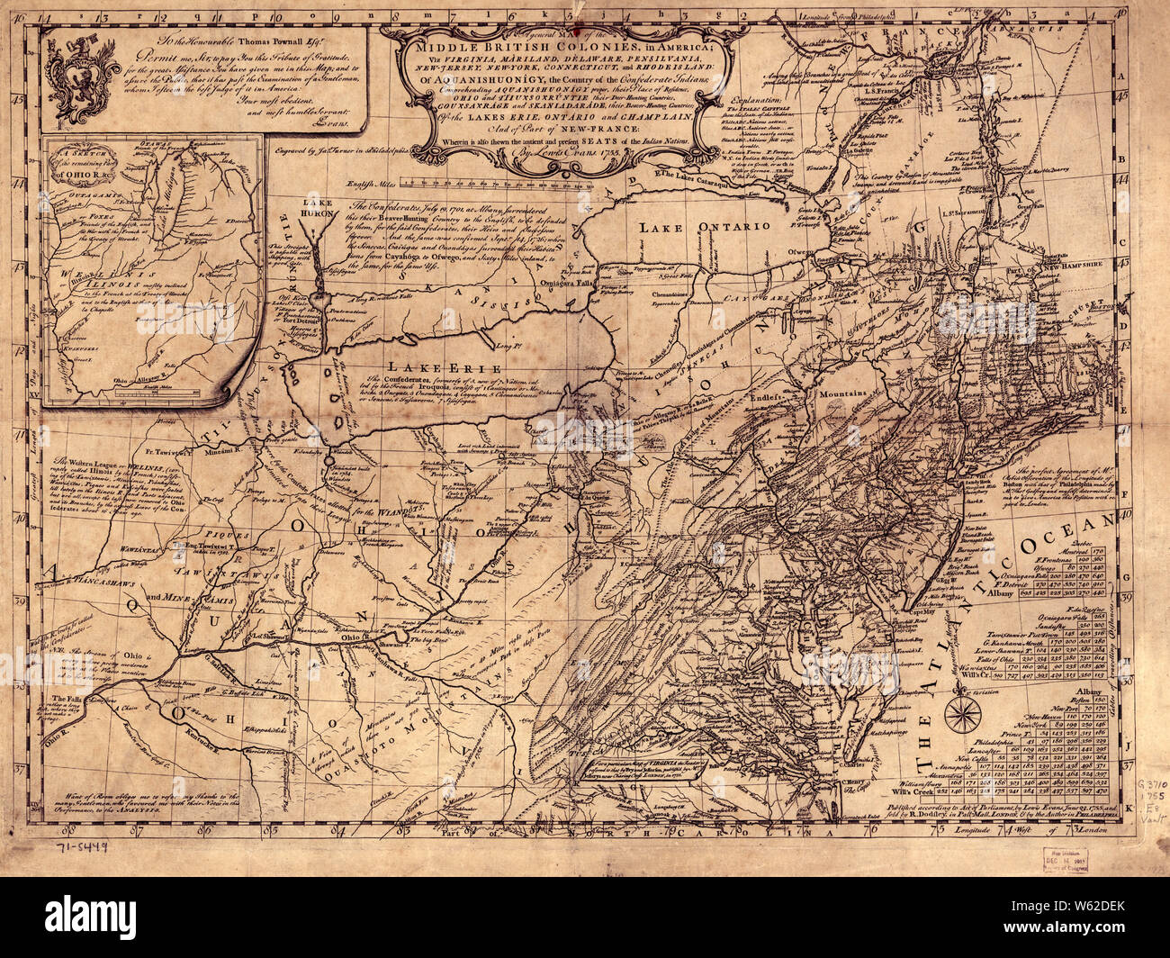 American Revolutionary War Era Maps 1750-1786 034 A general map of the ...