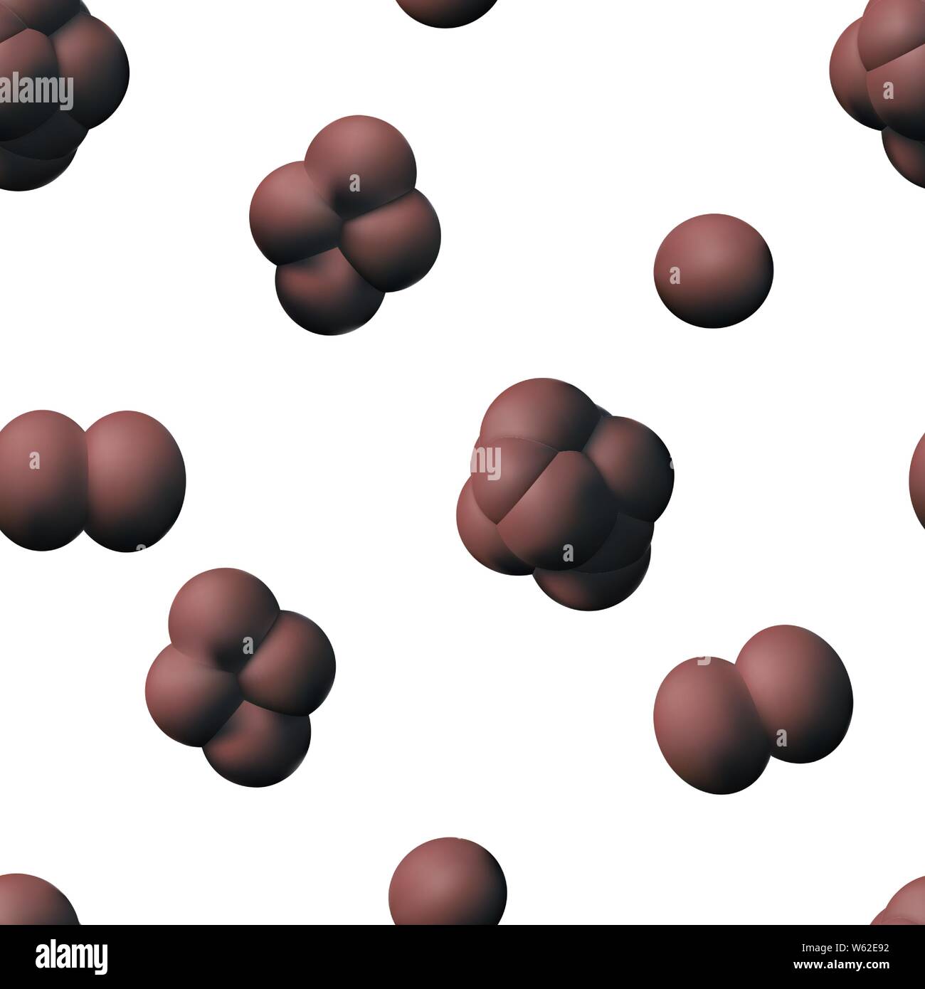 Biology cells. Vector illustration. Seamless pattern background Stock ...