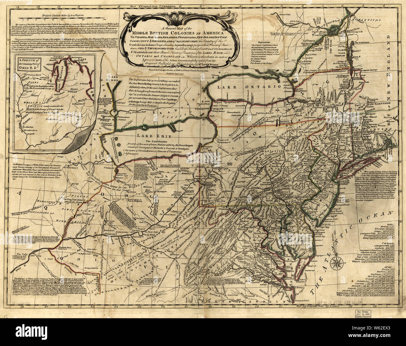 13 colonies and map hi-res stock photography and images - Alamy
