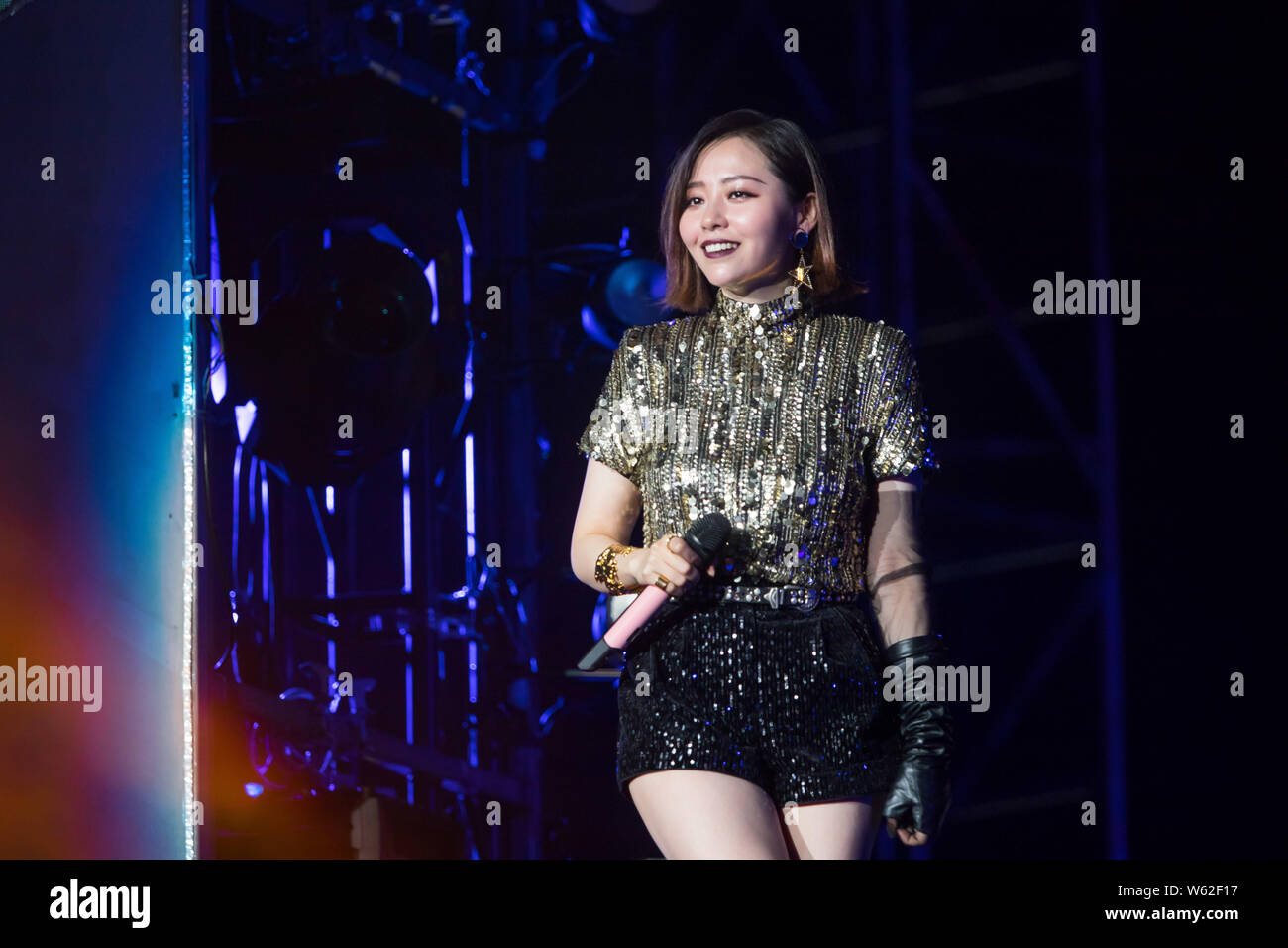 Chinese singer Zhang Liangying, better known as Jane Zhang, performs at ...