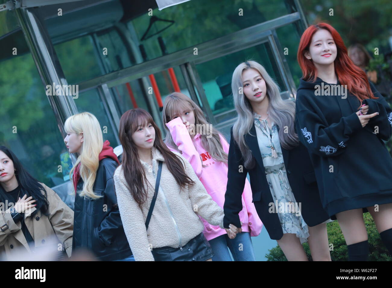 Members of South Korean-Chinese girl group Cosmic Girls, also known as ...