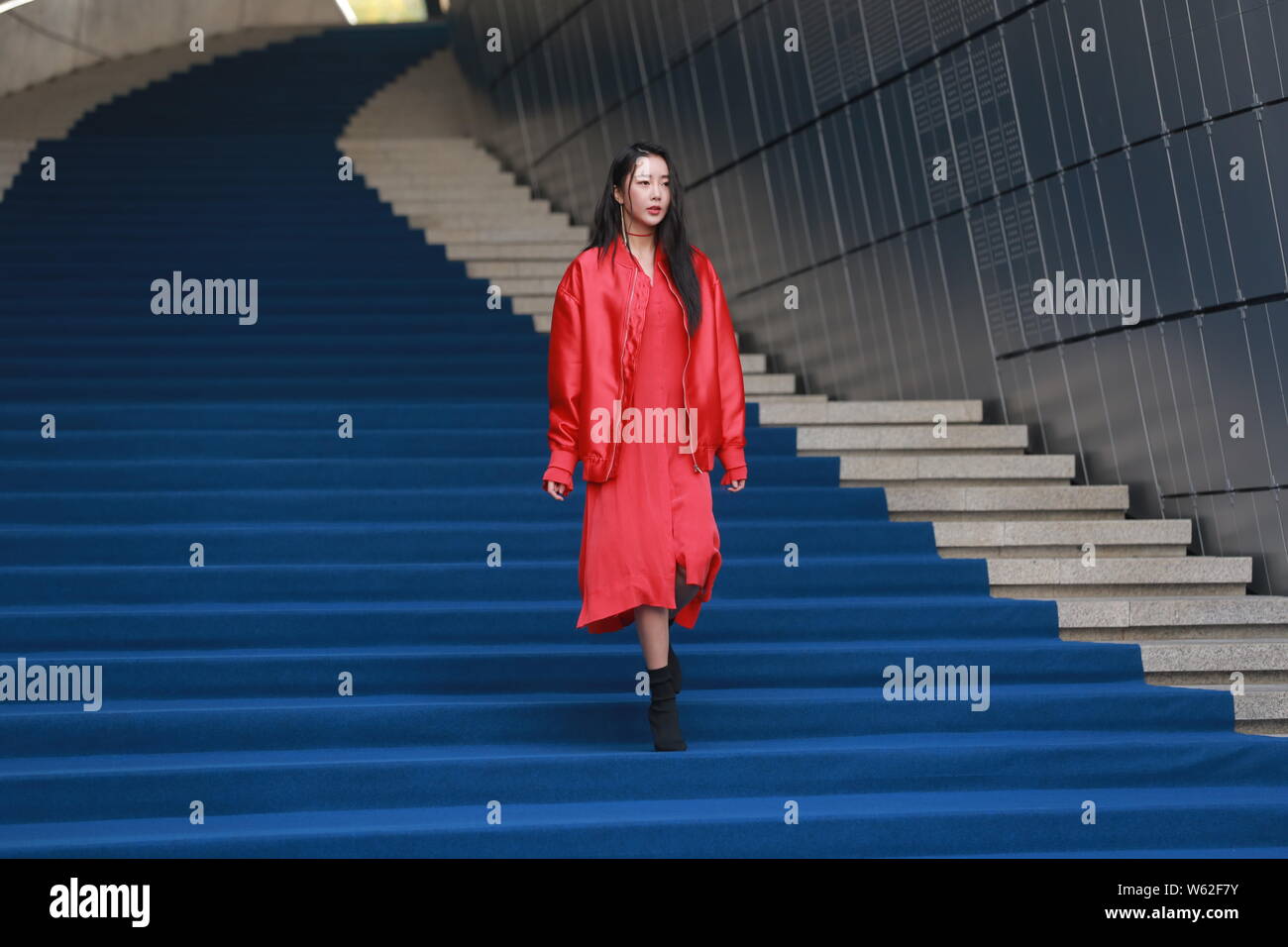 Subin (Park Subin) of South Korean girl group Dal Shabet arrives at the ...