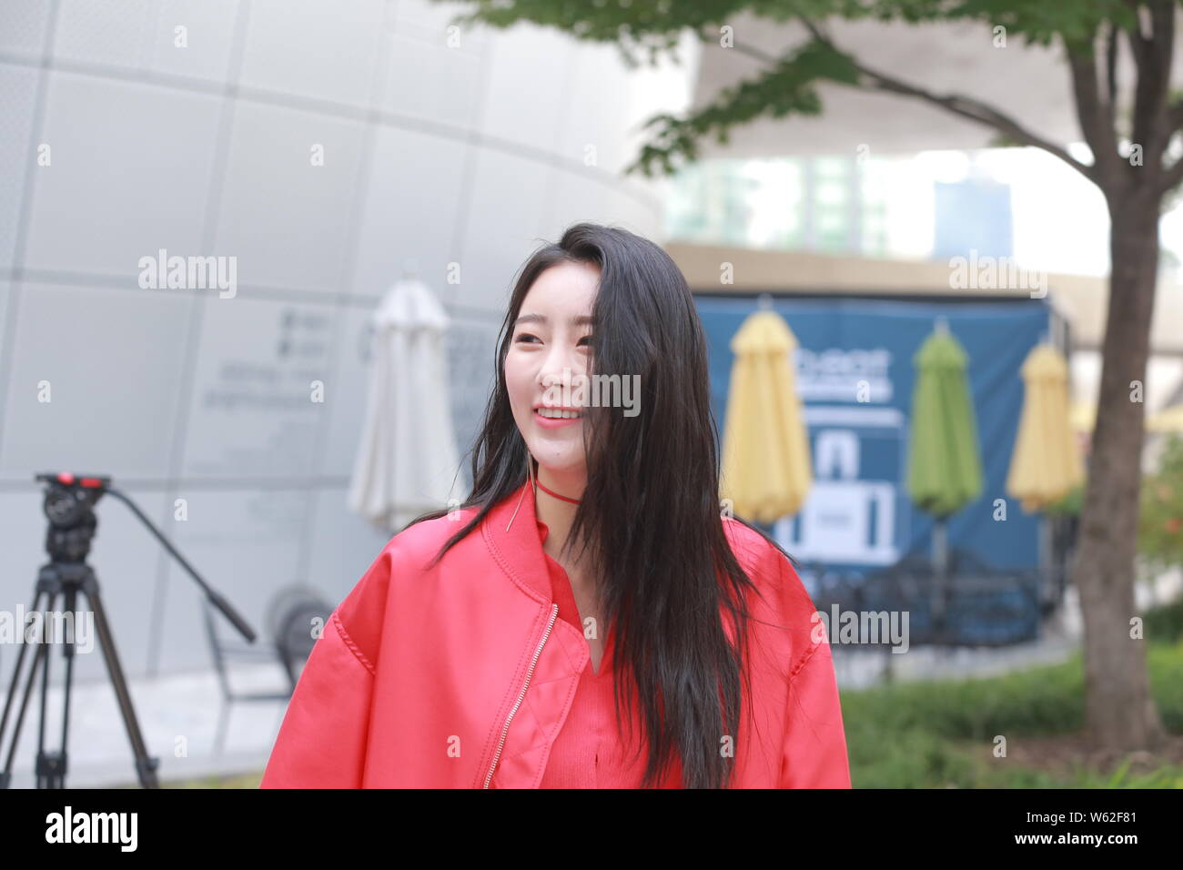 Subin (Park Subin) of South Korean girl group Dal Shabet arrives at the ...