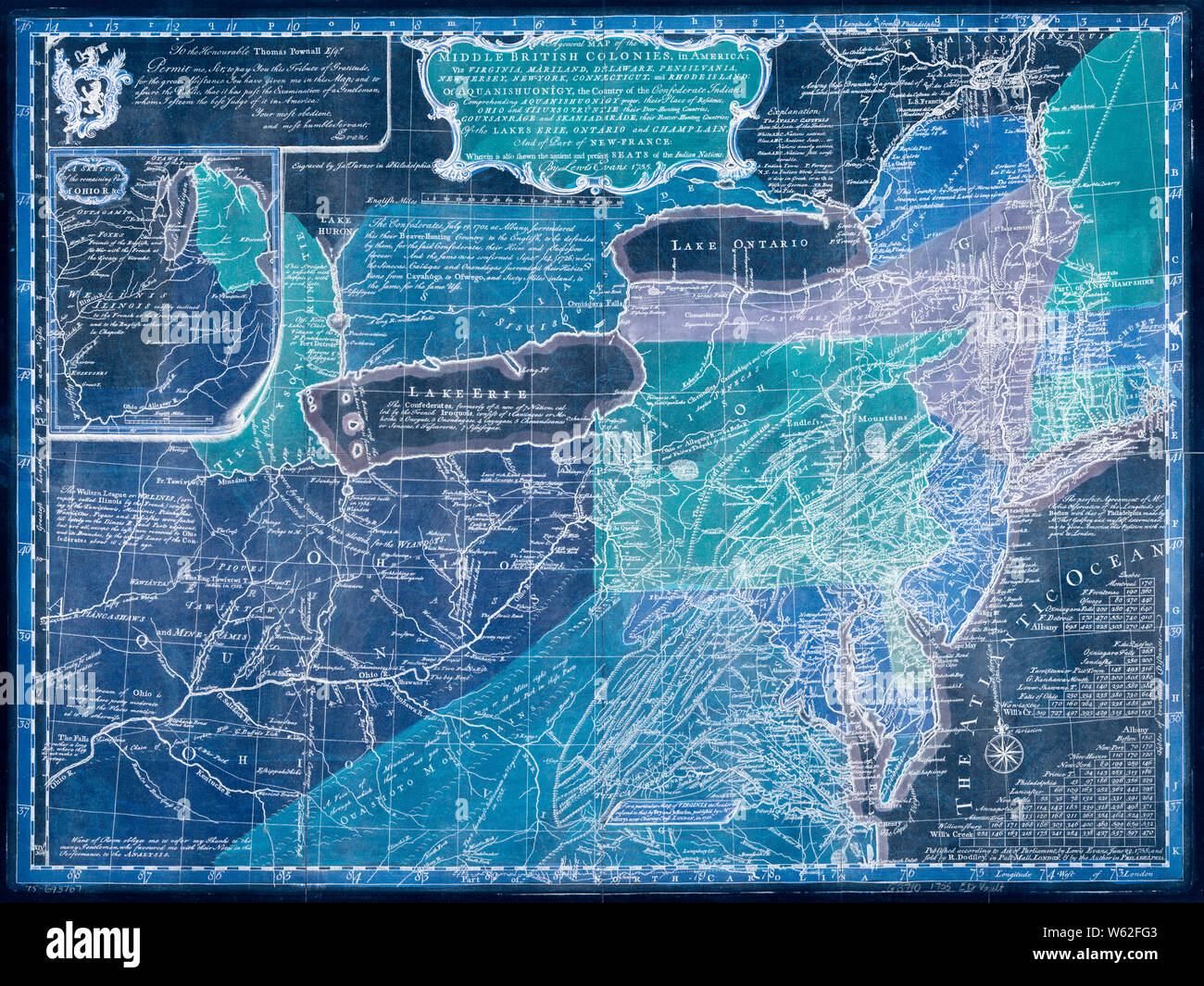 American Revolutionary War Era Maps 1750-1786 046 A general map of the ...