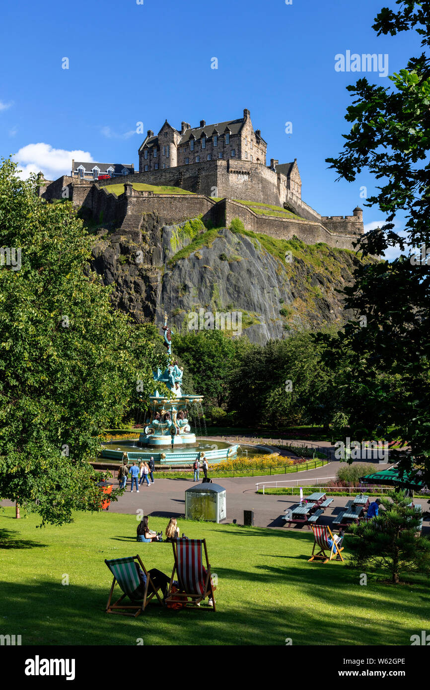 Edinburgh Castle, Edinburgh, Scotland, United Kingdom Stock Photo - Alamy