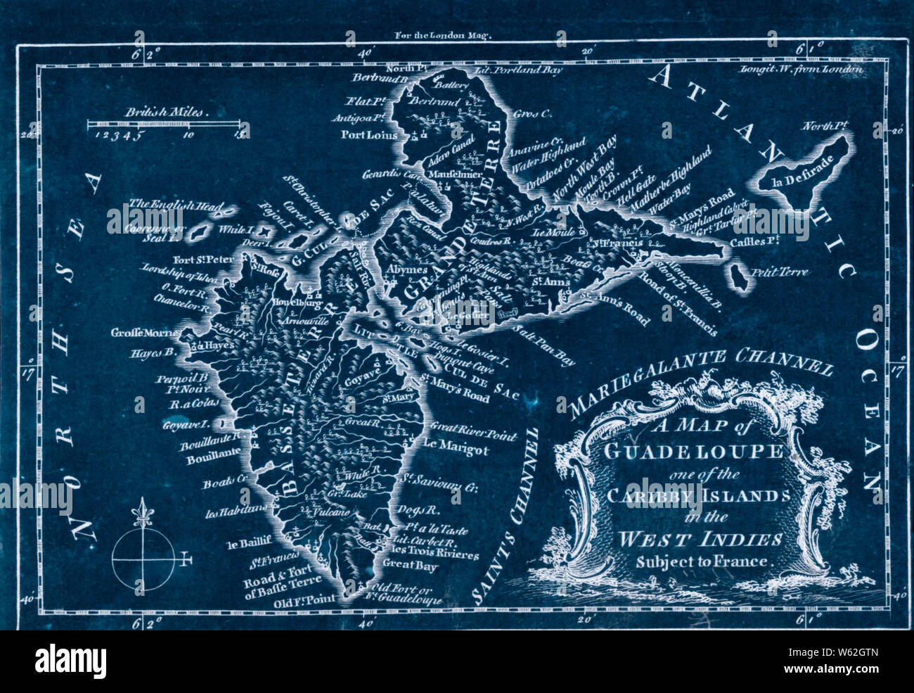 American Revolutionary War Era Maps 1750-1786 064 A map of Guadeloupe ...