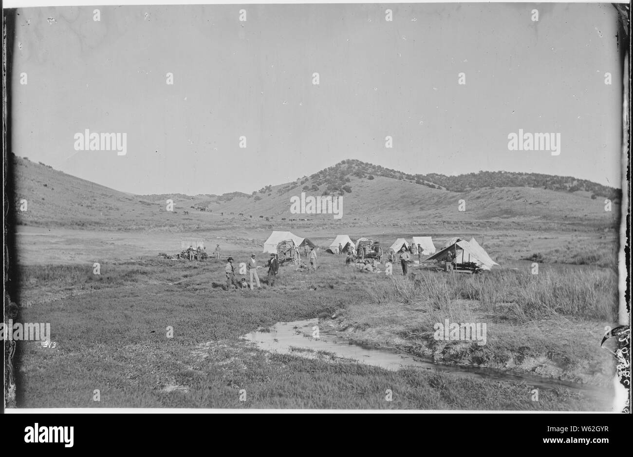 Camp, 25 miles south of Fort Hall, at Three Springs. Bannock County ...