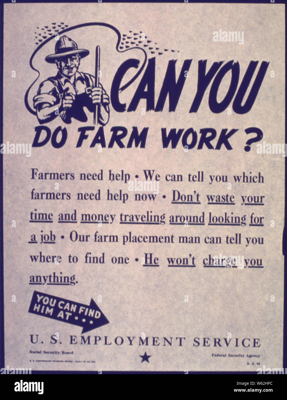 Can You Do Farm Work Stock Photo - Alamy