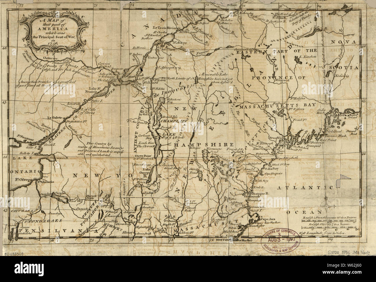 American Revolutionary War Era Maps 1750-1786 075 A map of that part of ...