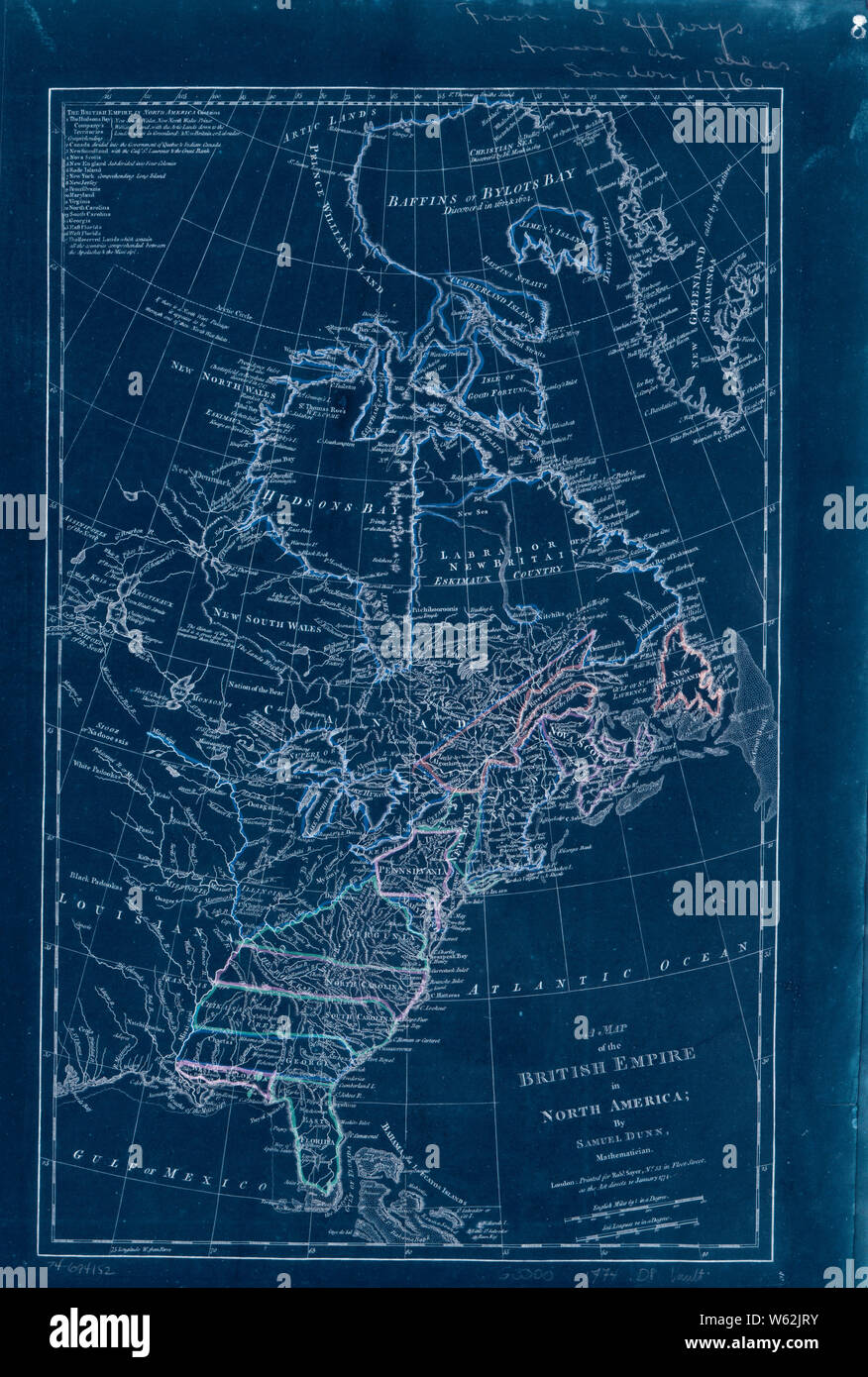 American Revolutionary War Era Maps 1750-1786 080 A map of the British ...
