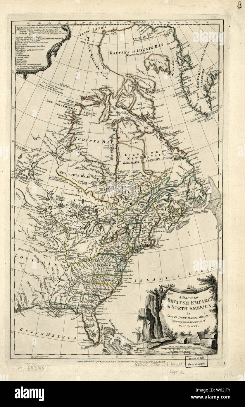 American Revolutionary War Era Maps 1750-1786 080 A map of the British ...
