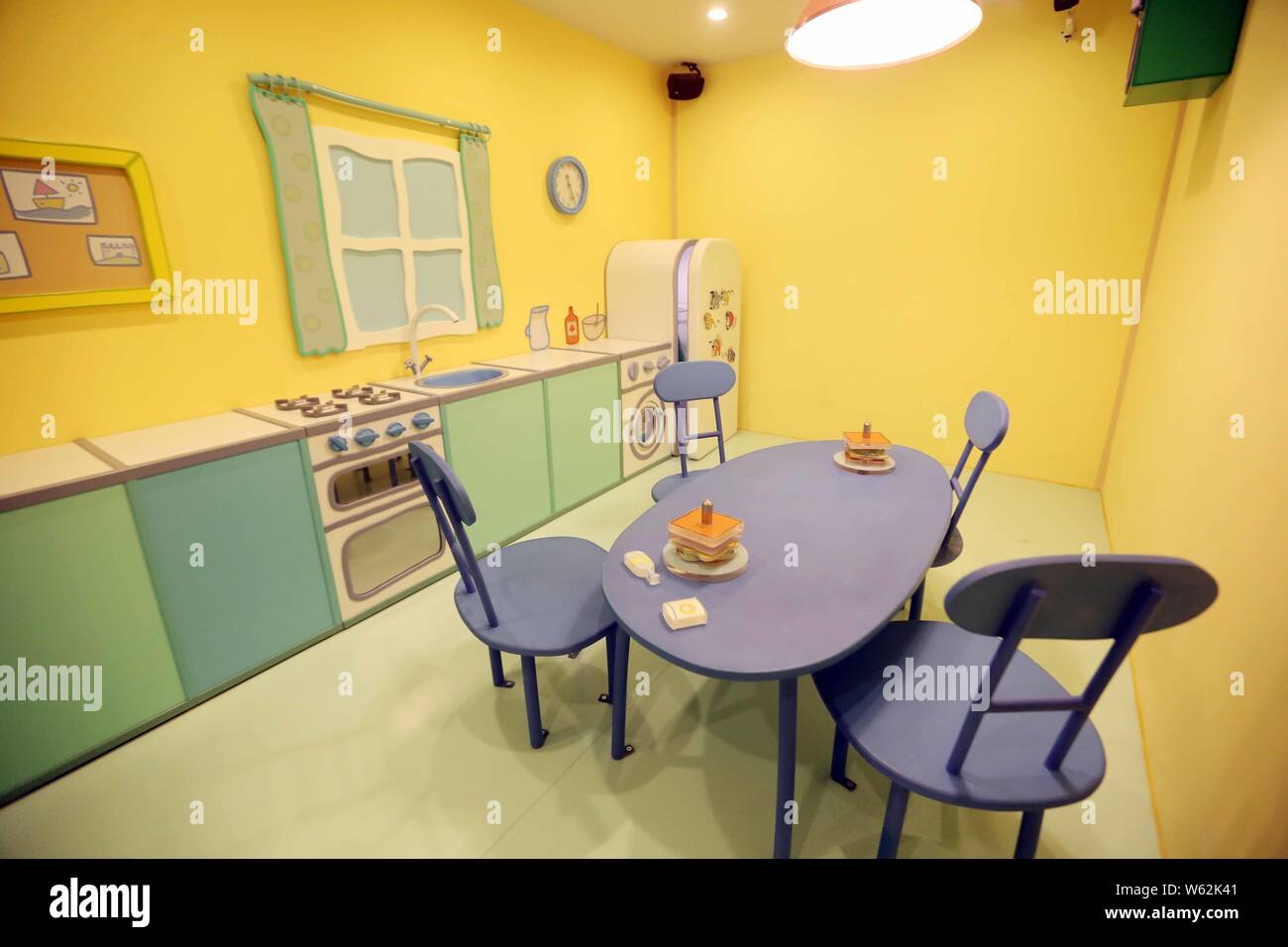 Interior view of the World's first 'Peppa Pig' indoor play center in ...