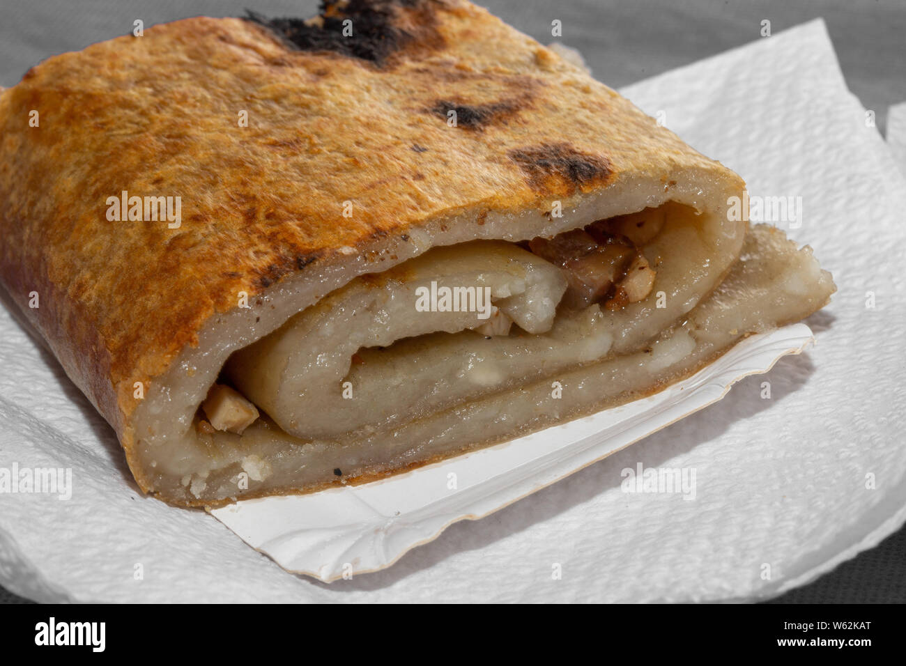 Preparation of CHOCHOCA - tpical food of Chiloe island, Chile ...