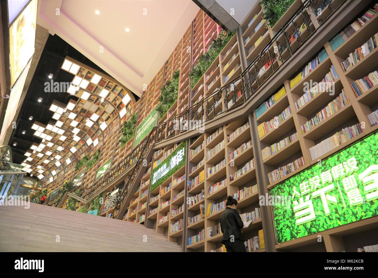 Tall book shelves hi-res stock photography and images - Alamy