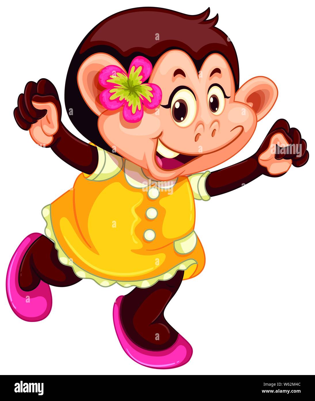 Human like ape Stock Vector Images - Alamy