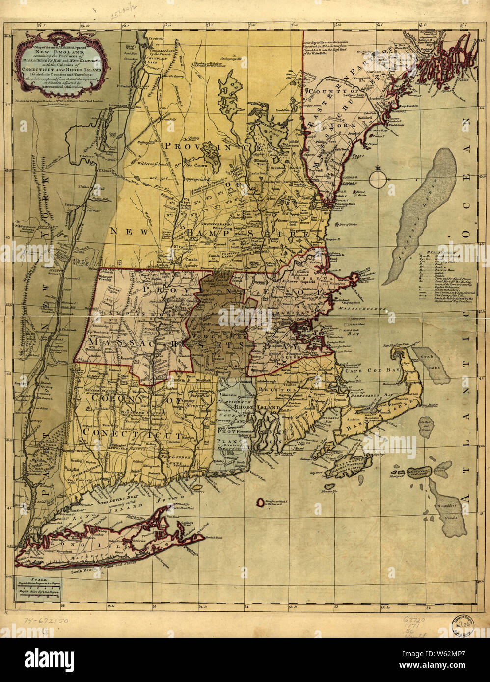 American Revolutionary War Era Maps 1750-1786 100 A map of the most ...