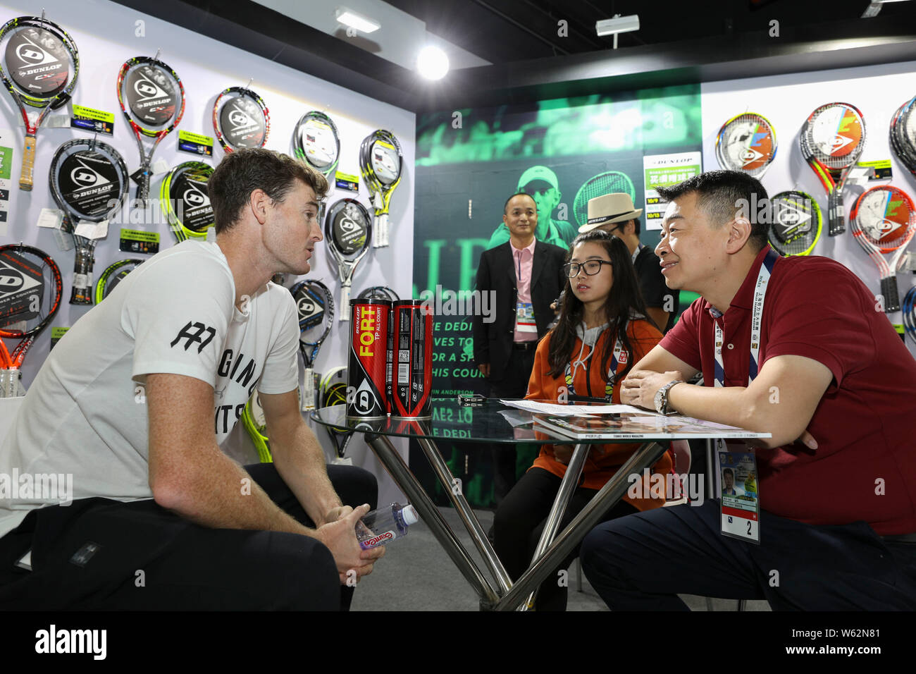 British professional tennis player Jamie Robert Murray attends a ...