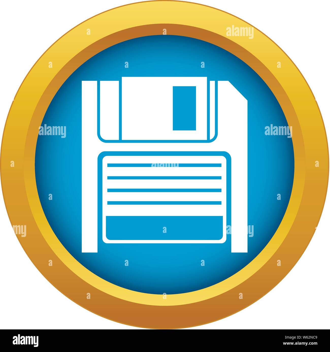 Magnetic diskette icon blue vector isolated Stock Vector Image & Art ...