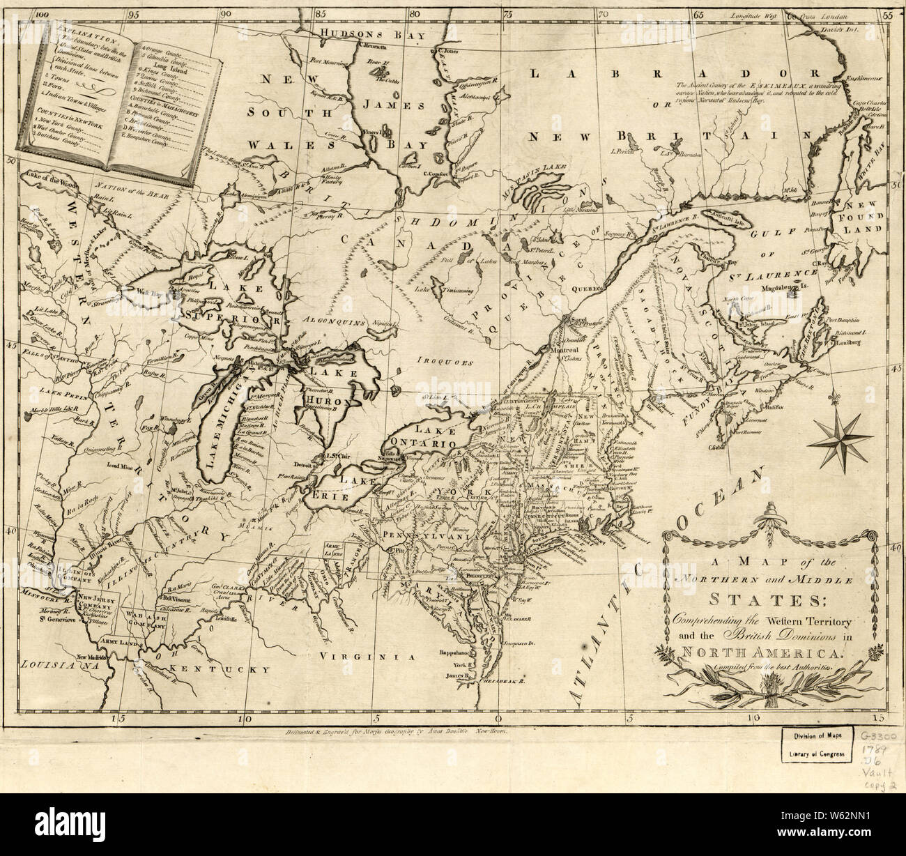 American Revolutionary War Era Maps 1750-1786 105 A map of the northern ...
