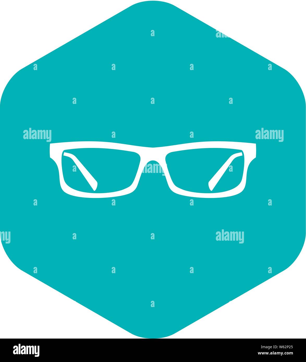 Simple eyeglass icon sunglasses Cut Out Stock Images & Pictures - Alamy