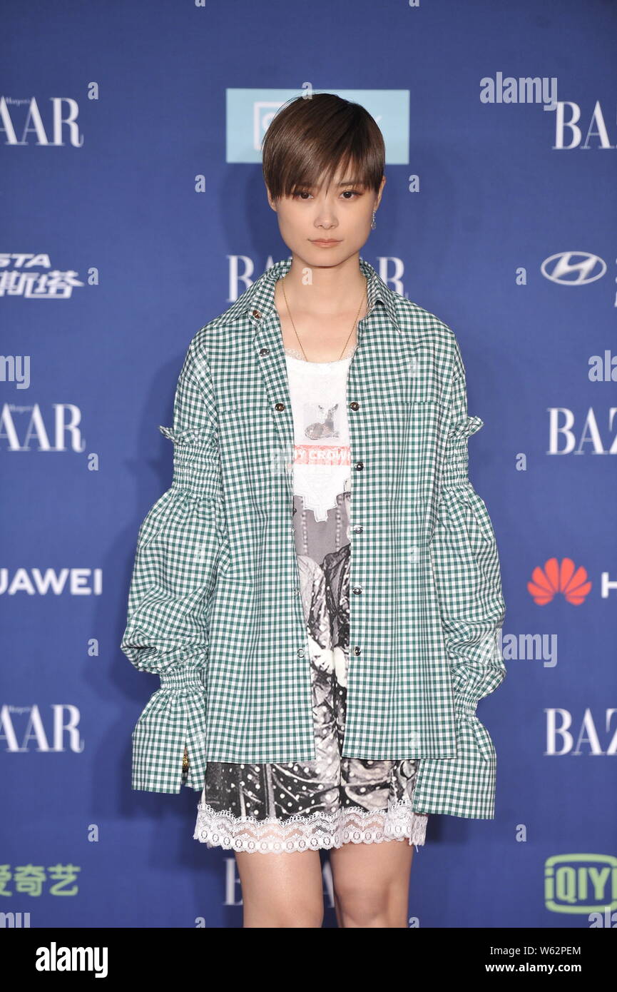 Chinese singer and actress Chris Lee or Li Yuchun arrives on the red ...
