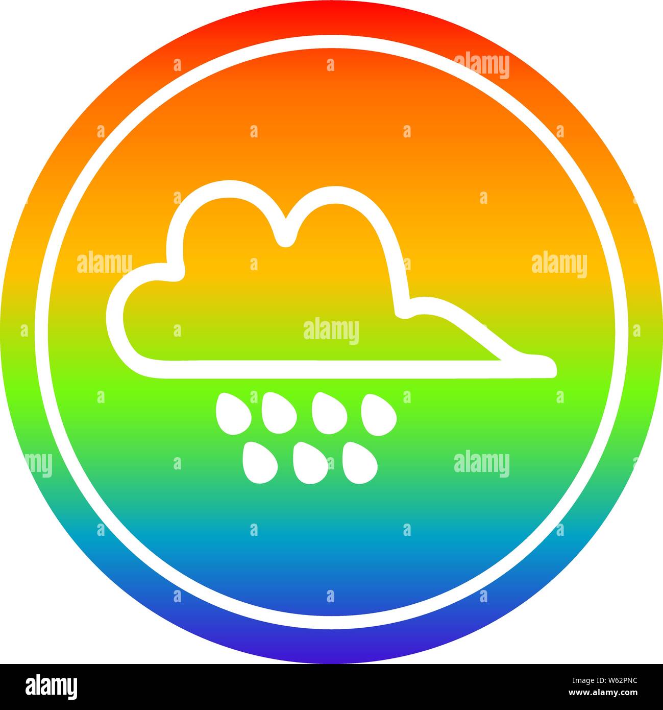 Circular Rain Cut Out Stock Images & Pictures - Alamy