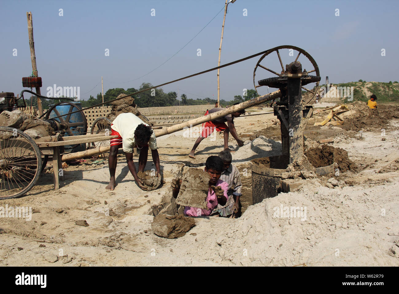 Making bricks hi-res stock photography and images - Alamy