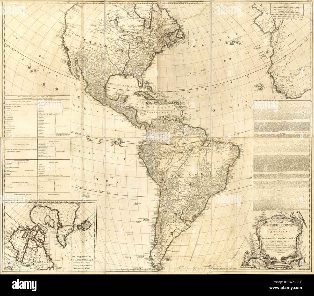 American Revolutionary War Era Maps 1750-1786 121 A map of the whole ...