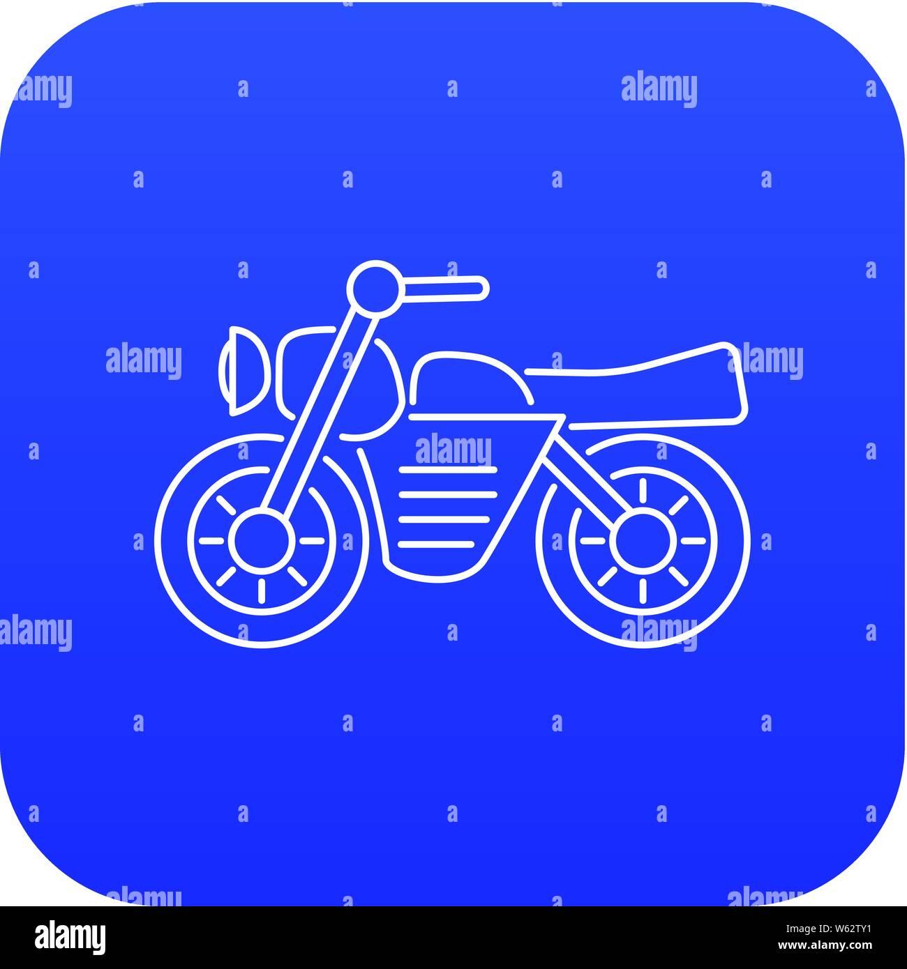 Blue cargo bike Stock Vector Images - Alamy