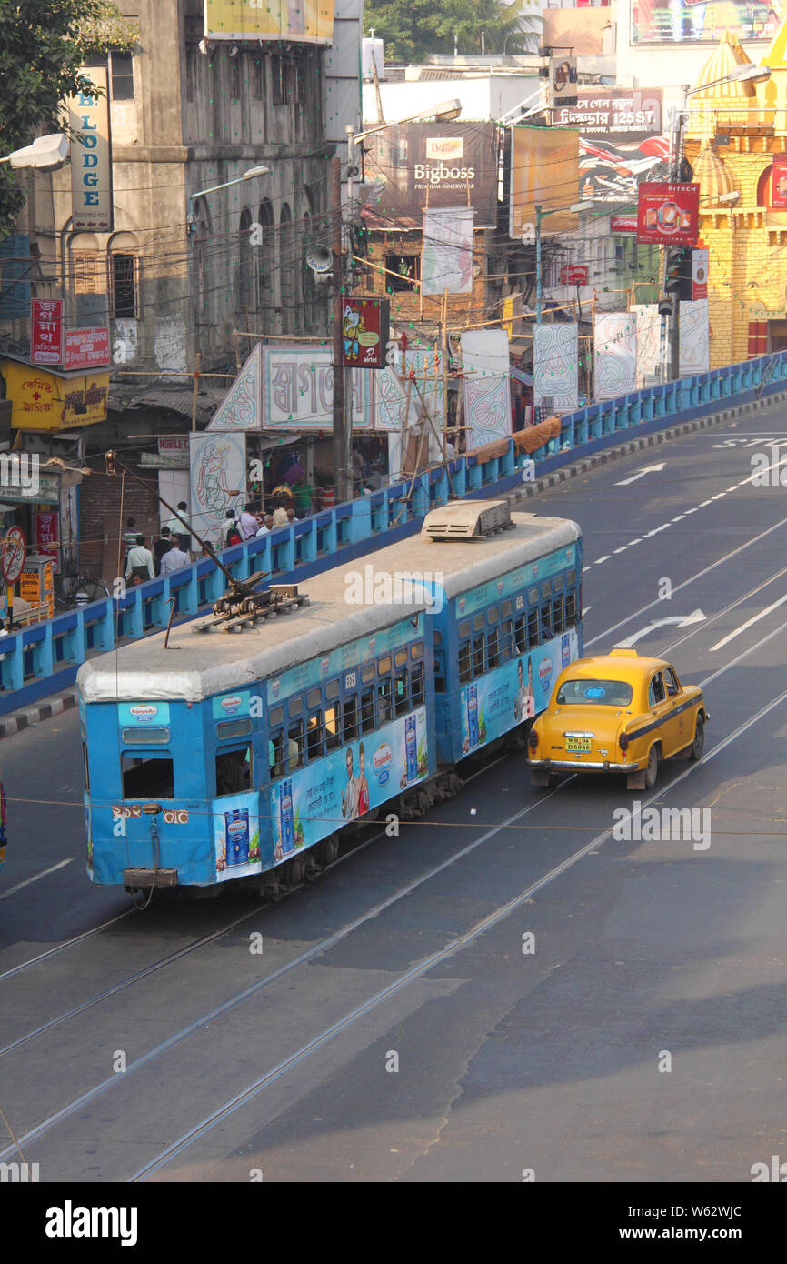 Tram, Kolkata, West Bengal, India Stock Photo - Alamy