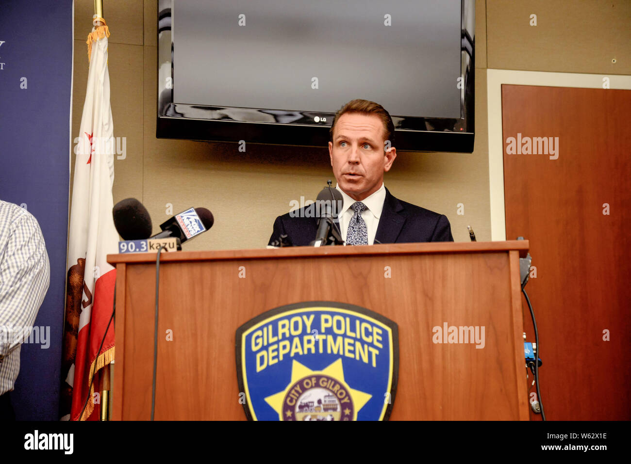 Gilroy, California, USA. 30th July, 2019. Deputy Special Agent in ...