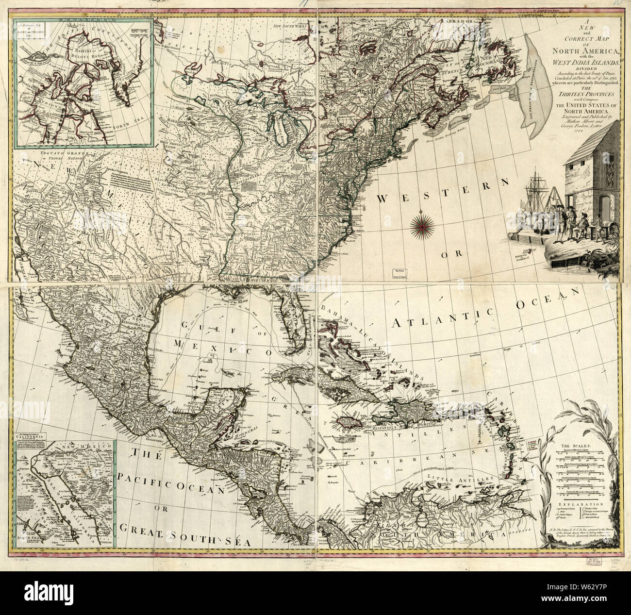American Revolutionary War Era Maps 1750-1786 158 A new and correct map ...