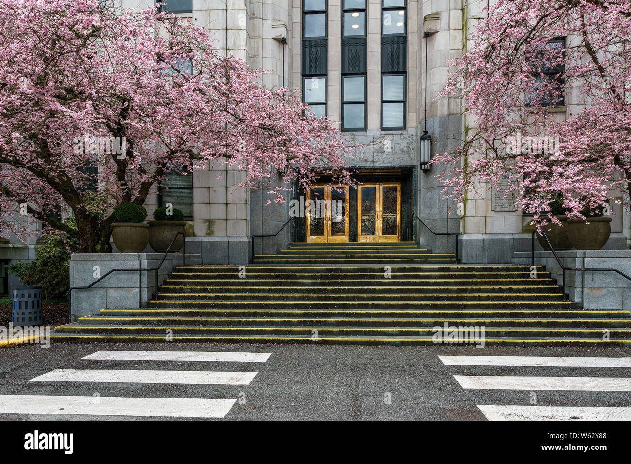 VANCOUVER, CANADA - MARCH 26, 2019: historical building of City Hall on ...
