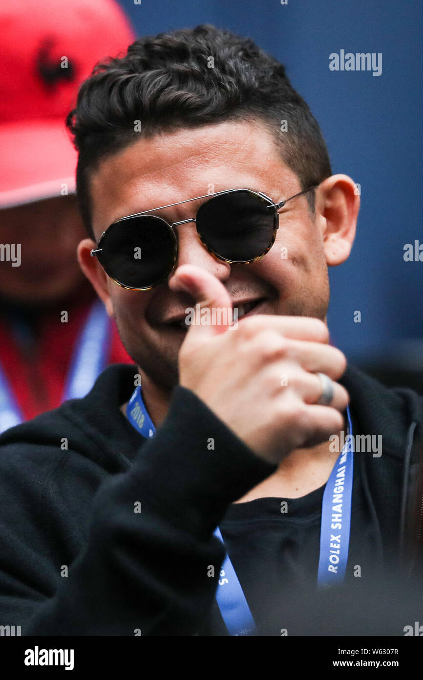 Brazilian football player Elkeson of Shanghai SIPG F.C. is pictured on ...