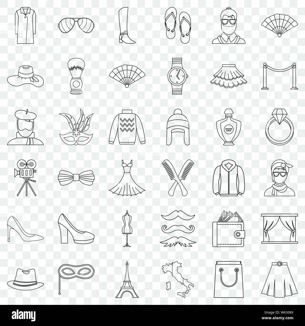 Fence lace Stock Vector Images - Alamy