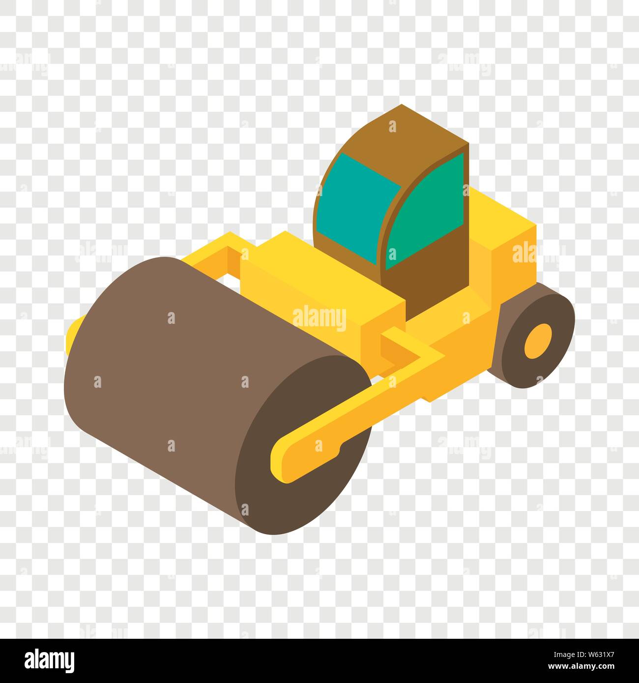 Road roller icon, isometric 3d style Stock Vector Image & Art - Alamy