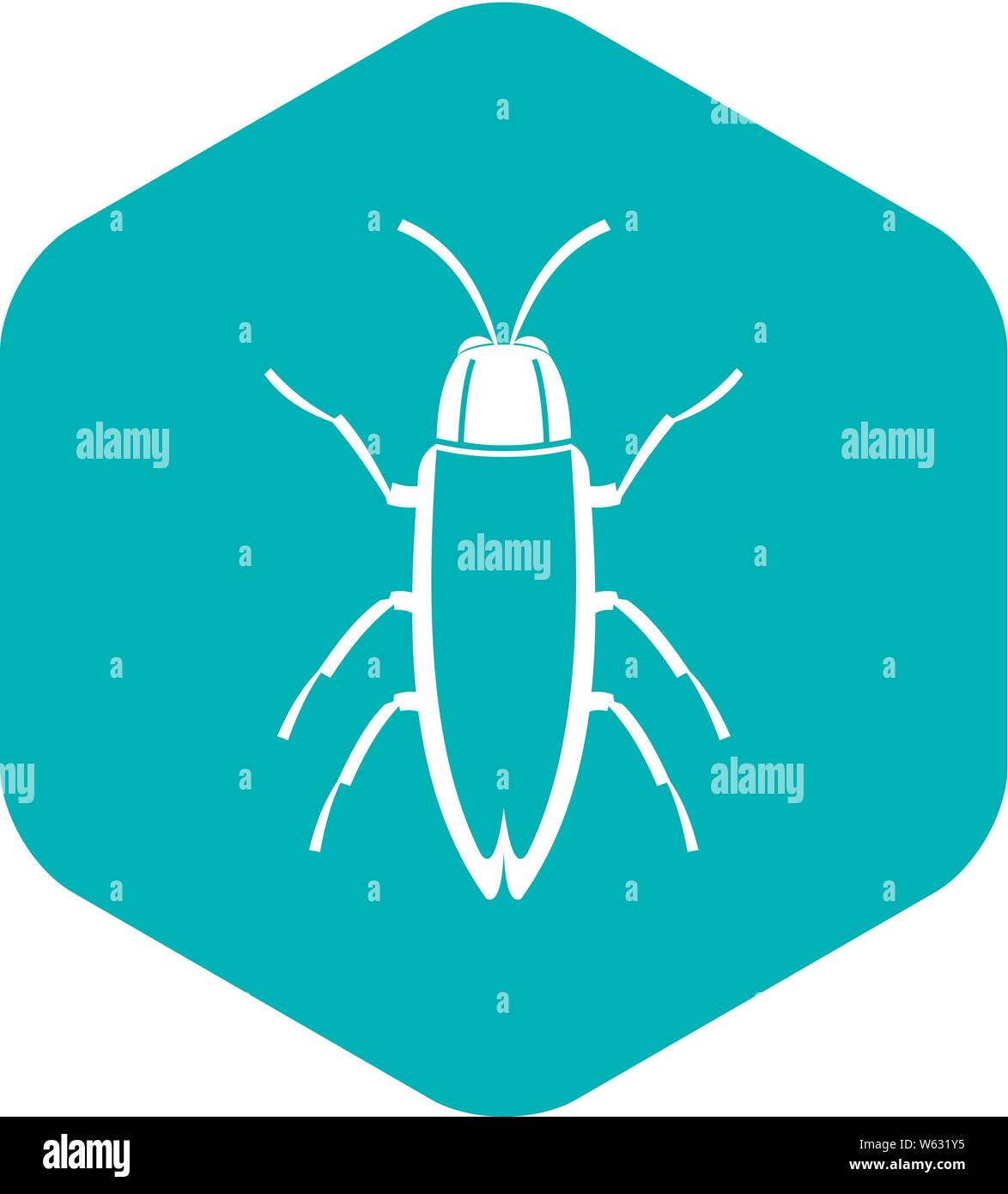 Cockroach icon, simple style Stock Vector Image & Art - Alamy