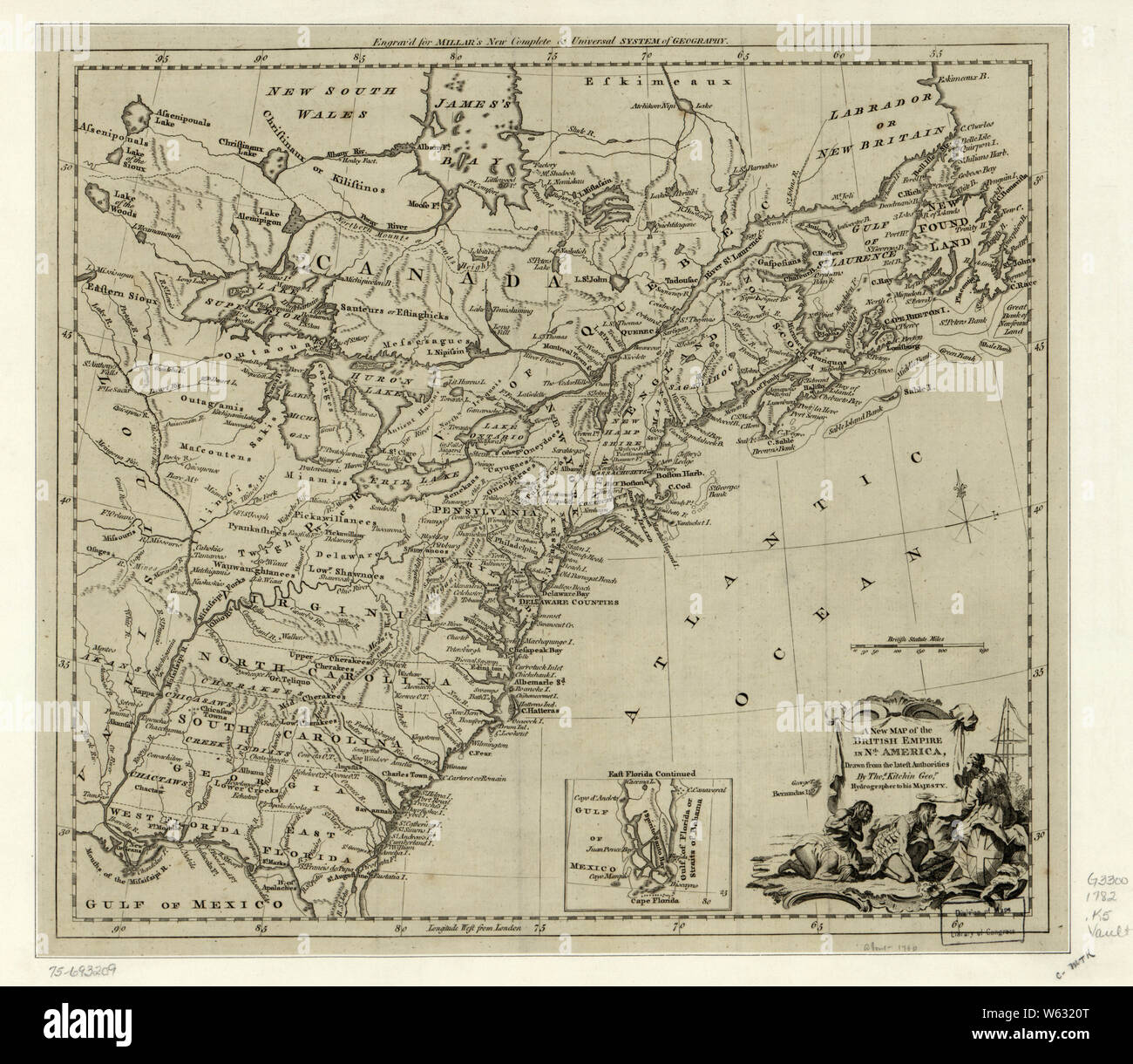 British empire 1750 map hi-res stock photography and images - Alamy