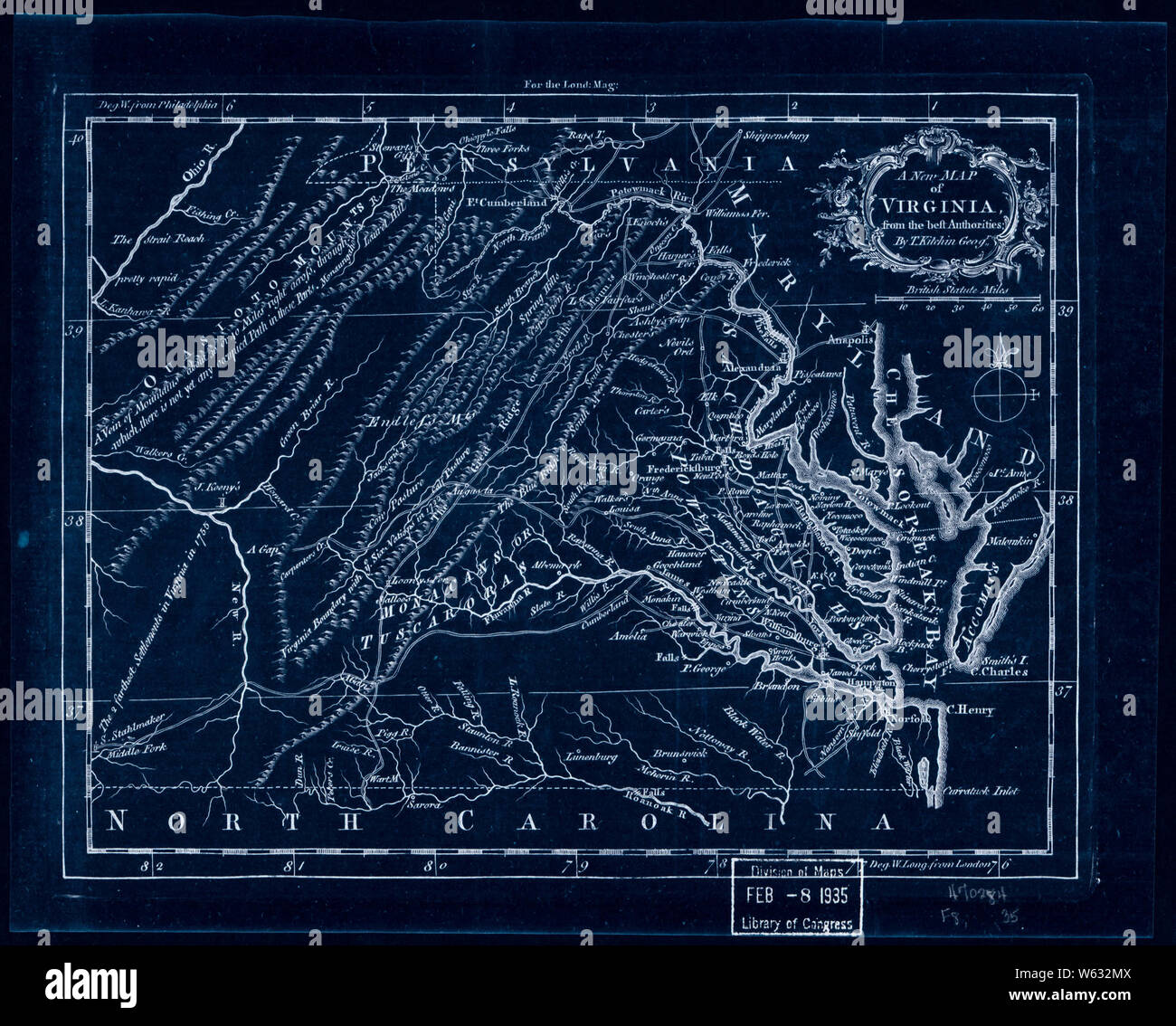 American Revolutionary War Era Maps 1750-1786 181 A new map of Virginia ...