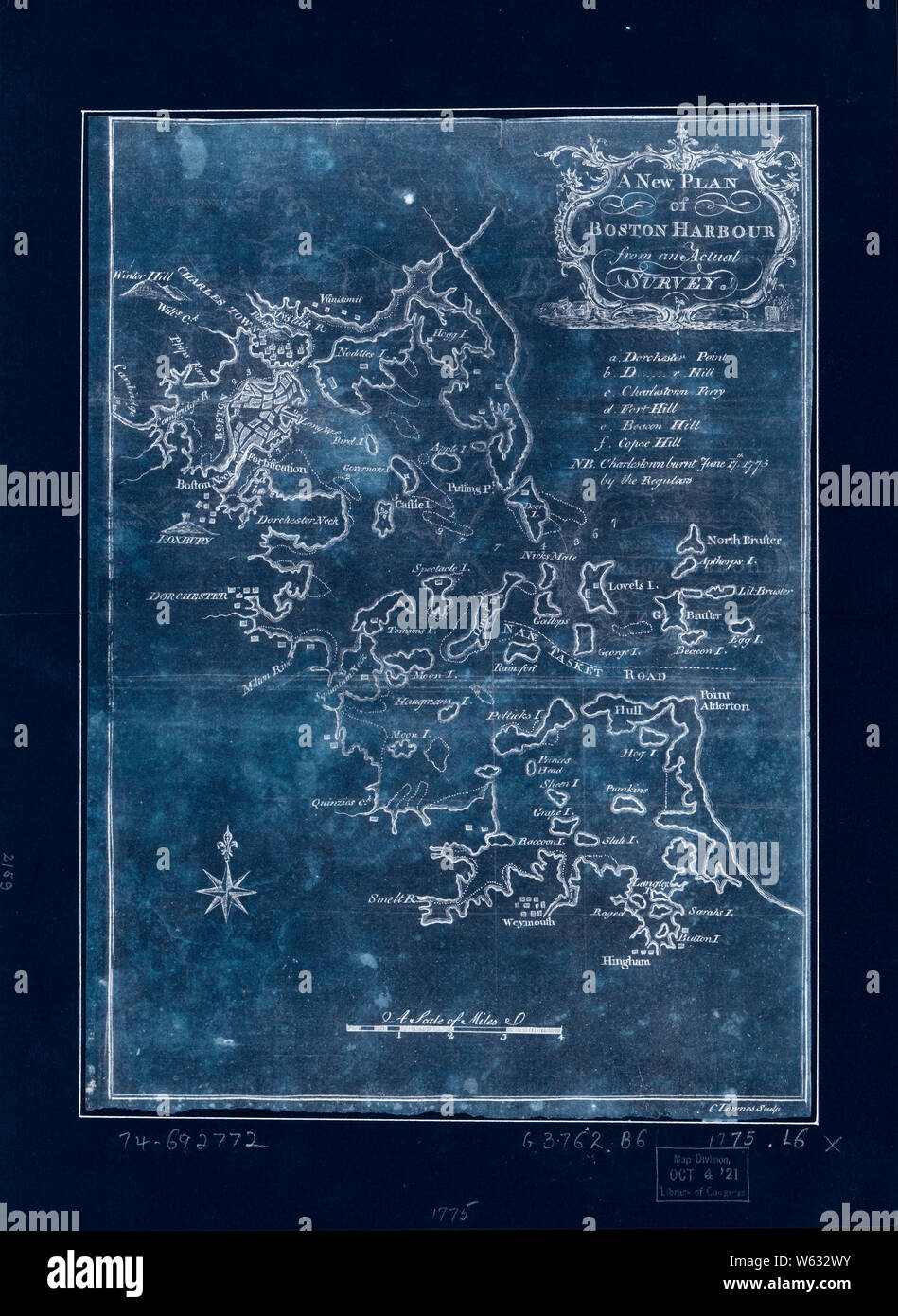 American Revolutionary War Era Maps 1750-1786 183 A new plan of Boston ...