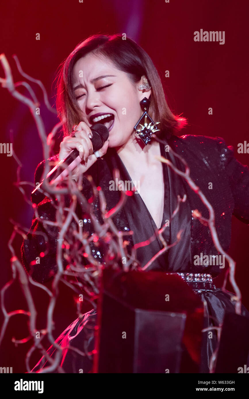 Chinese singer Zhang Liangying, better known as Jane Zhang, performs at ...
