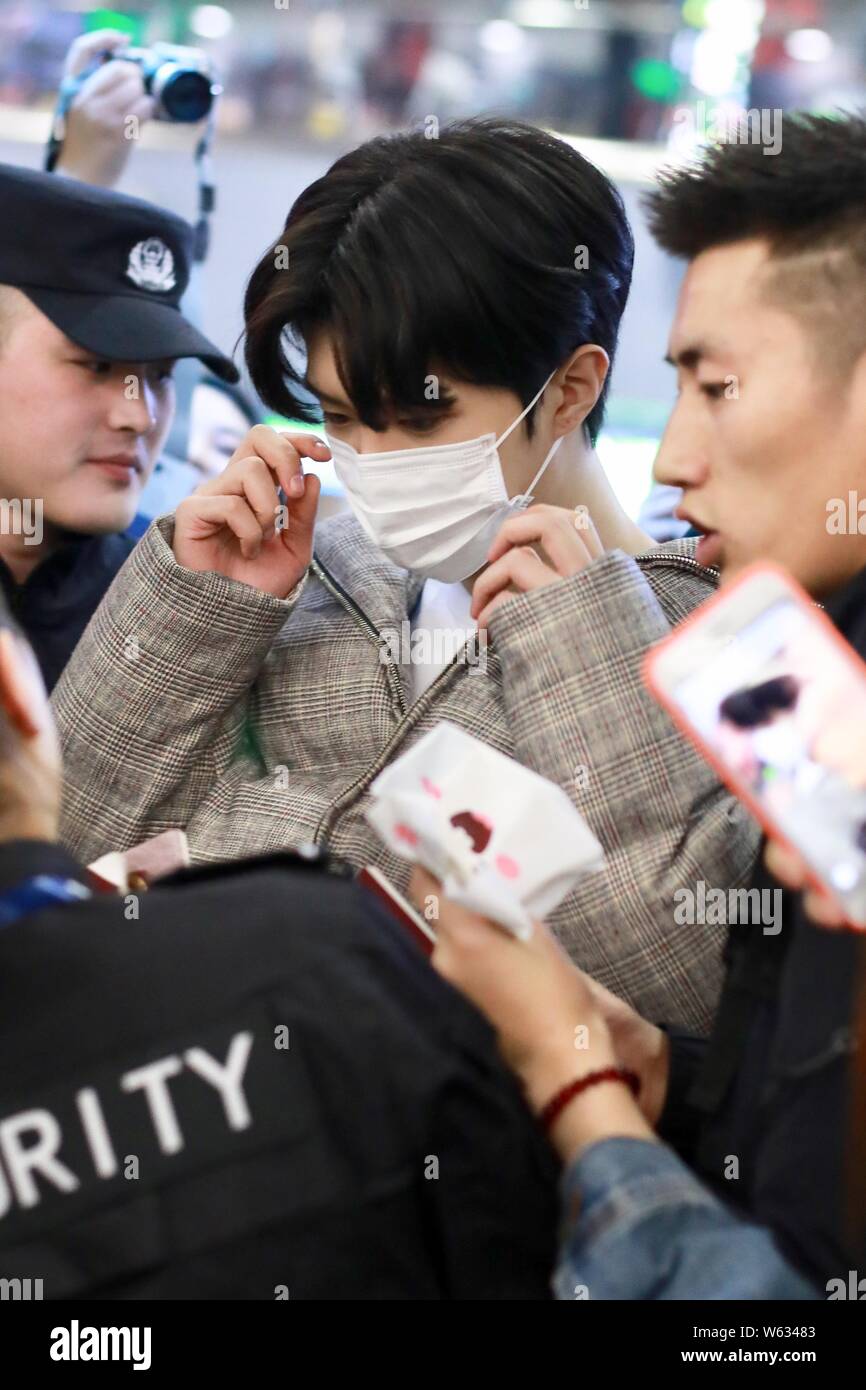 Chinese singer Fan Chengcheng, the younger brother of actress Fan ...