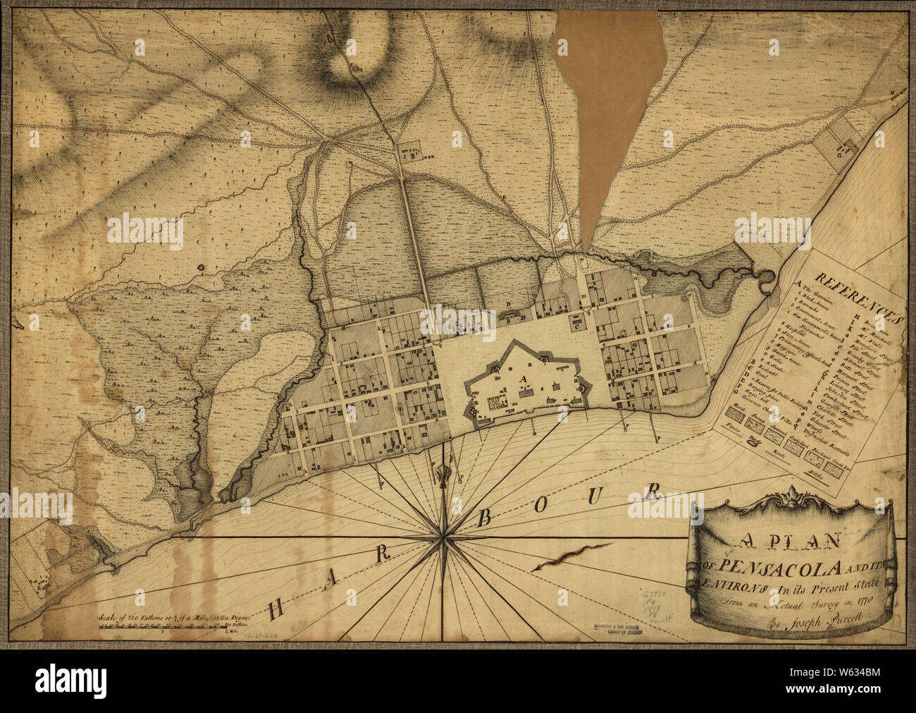 American Revolutionary War Era Maps 1750-1786 196 A plan of Pensacola ...