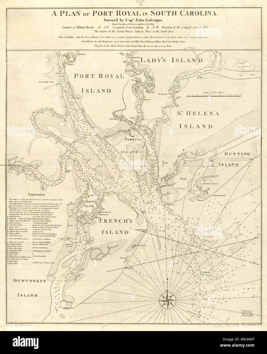 American Revolutionary War Era Maps 1750-1786 197 A plan of Port Royal ...