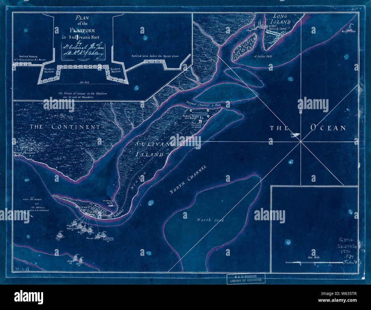 American Revolutionary War Era Maps 1750-1786 209 A plan of the attack ...