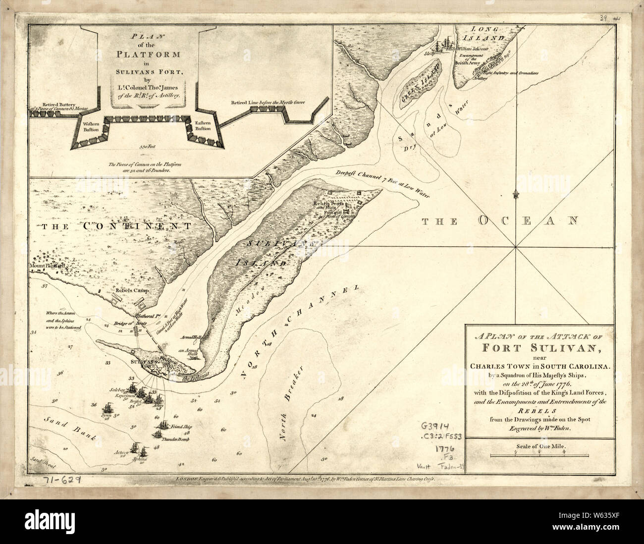 American Revolutionary War Era Maps 1750-1786 207 A plan of the attack ...
