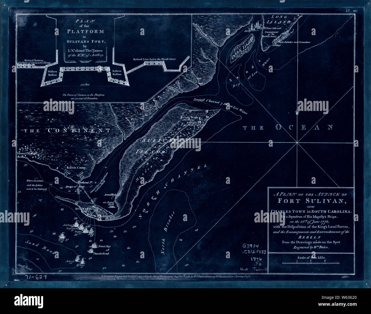 American Revolutionary War Era Maps 1750-1786 208 A plan of the attack ...