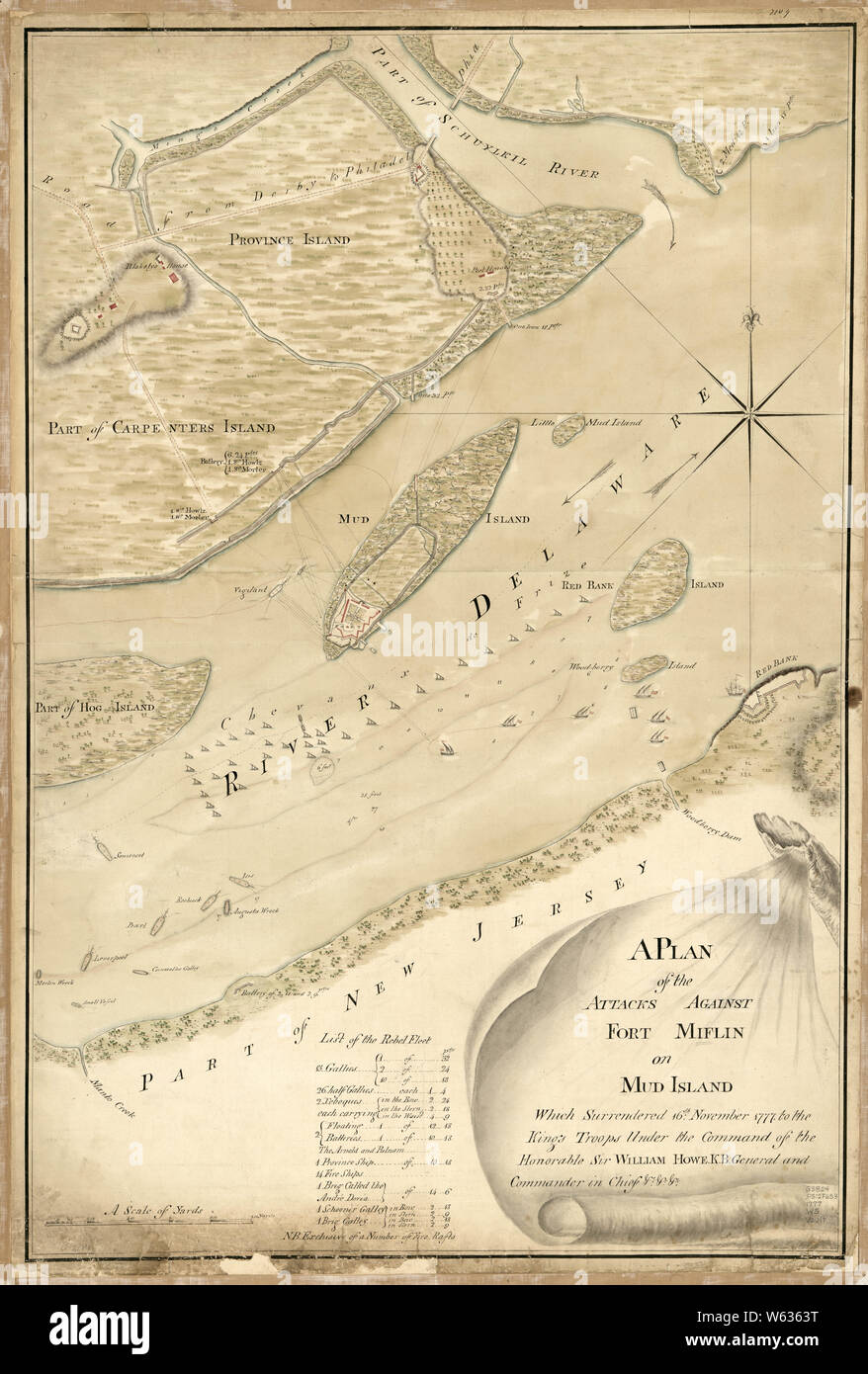 1777 map of united states hi-res stock photography and images - Alamy