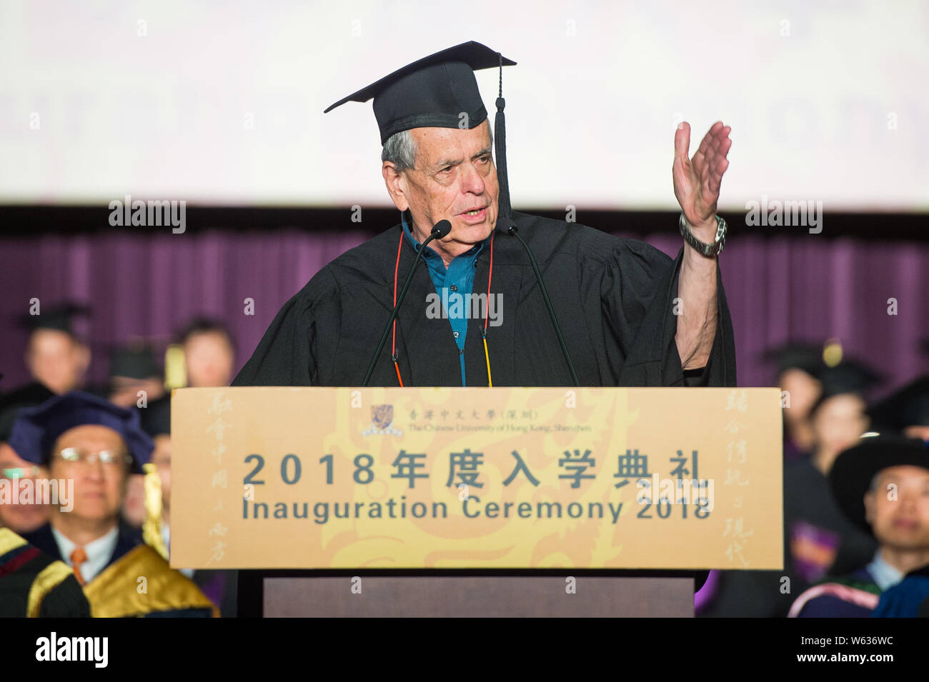 Israeli biologist Aaron Ciechanover, 2004 Nobel Laureate in Chemistry ...